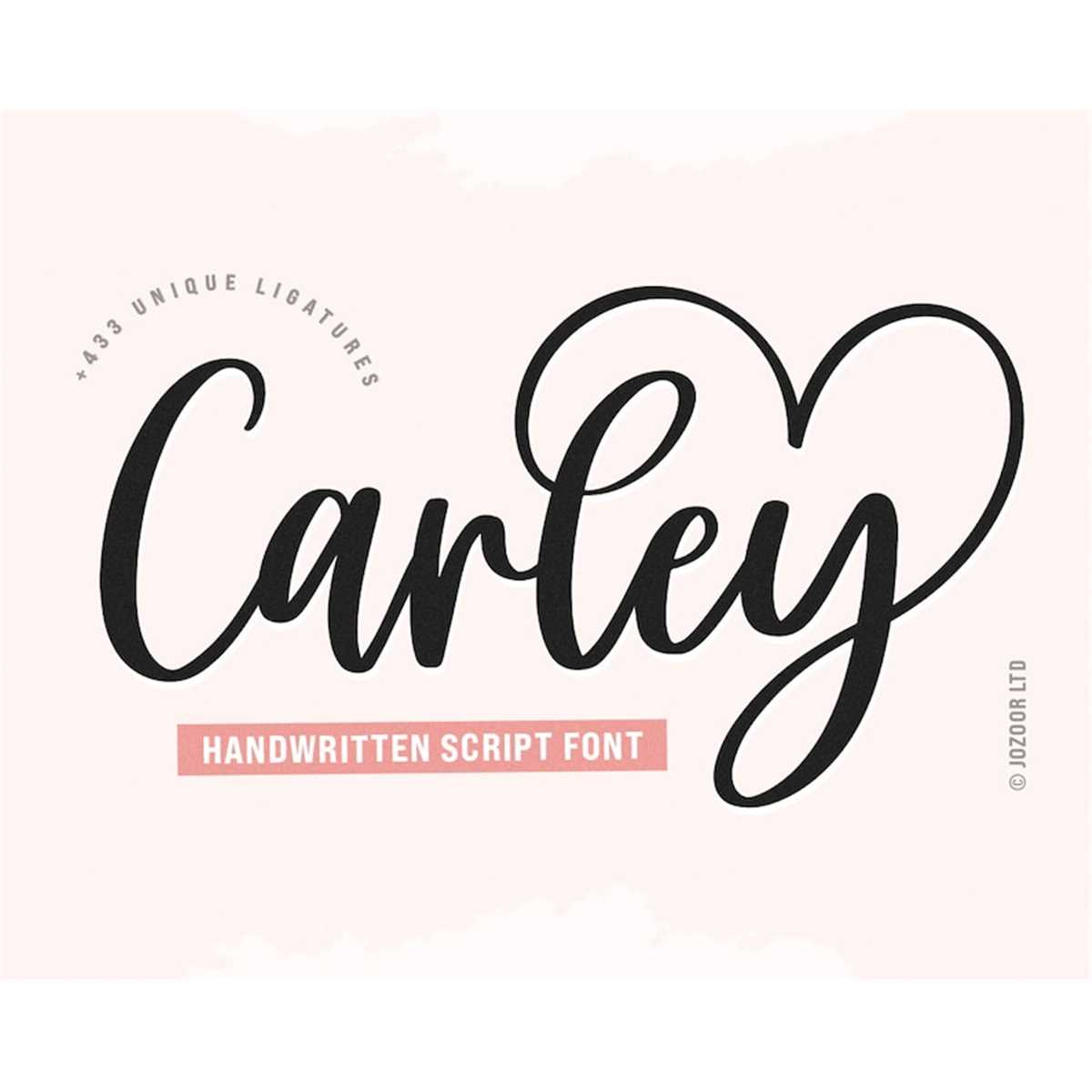 Script Font, Font with Hearts, Cursive Font, Font with Tails | Inspire ...