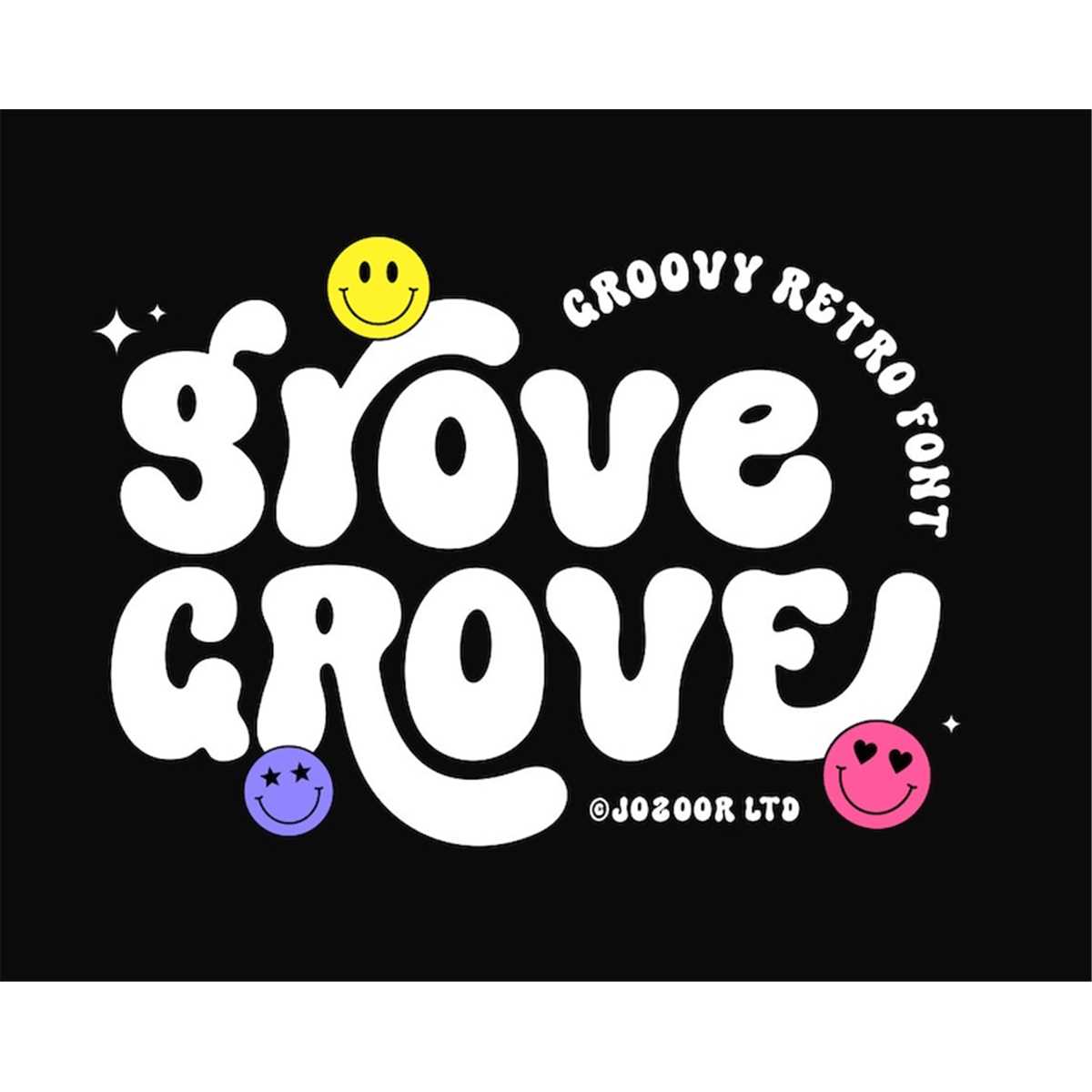 Groovy Font, Retro Font, Cricut Font, Font for Cricut, 70s F | Inspire ...