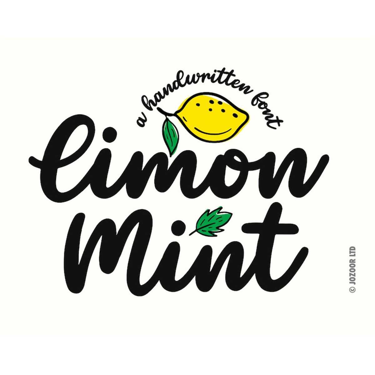 Script Font, Font with Tails, Lemon SVG Font, Summer SVG Fon | Inspire ...