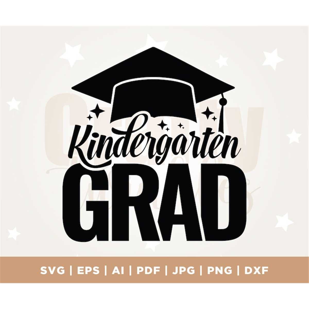 Kindergarten Grad svg, End of Kindergarten, End of The Year, | Inspire ...