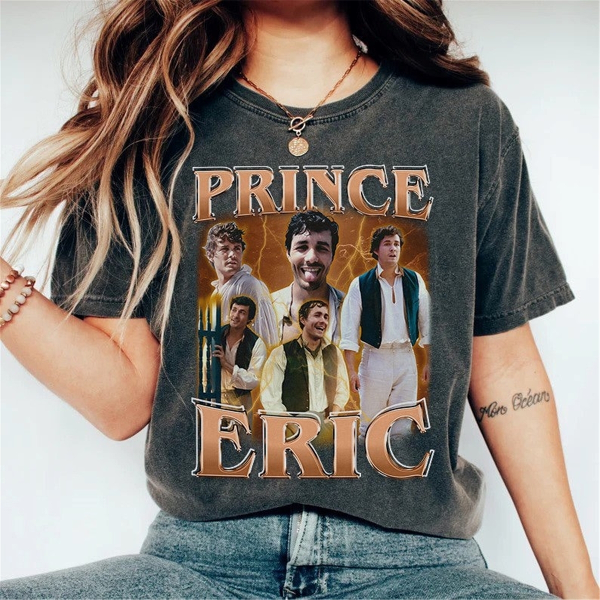 Prince Eric 90s Inspired Vintage T-Shirt, Actor Jonah Hauer - Inspire ...