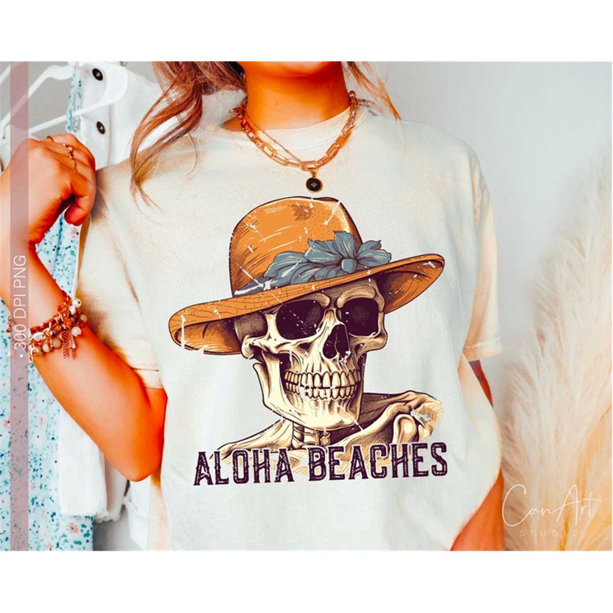 Aloha Beaches Png, Skull Png, Aloha Png, Funny Summer Shirt - Inspire ...
