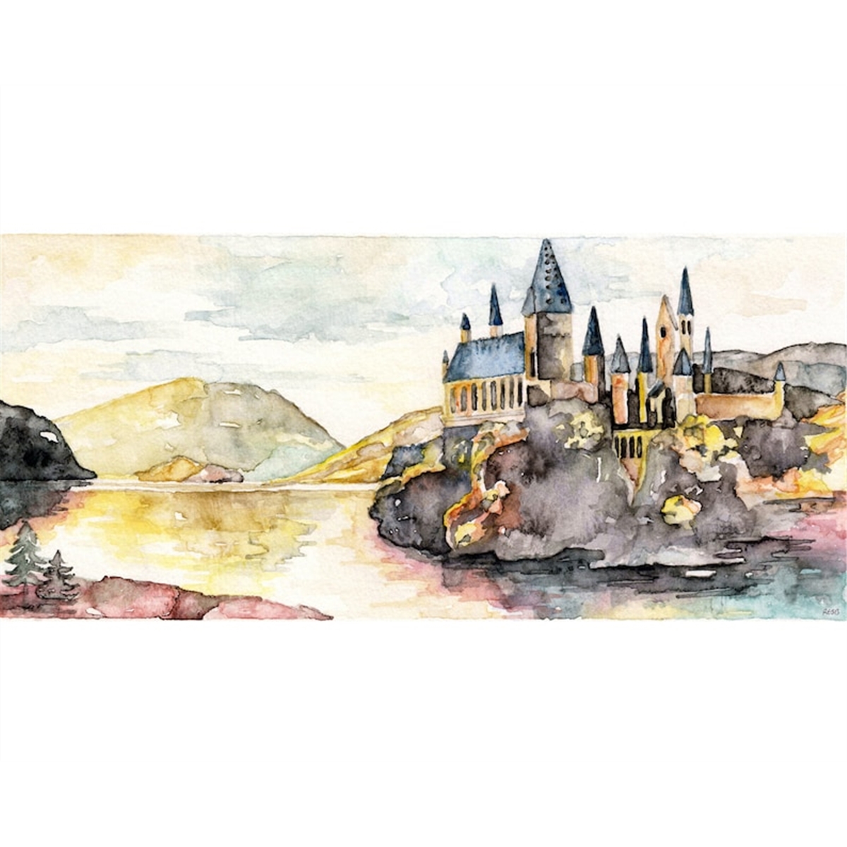 Fantasy Castle Painting, Wizard School, Wizard Castle, Fanta | Inspire ...