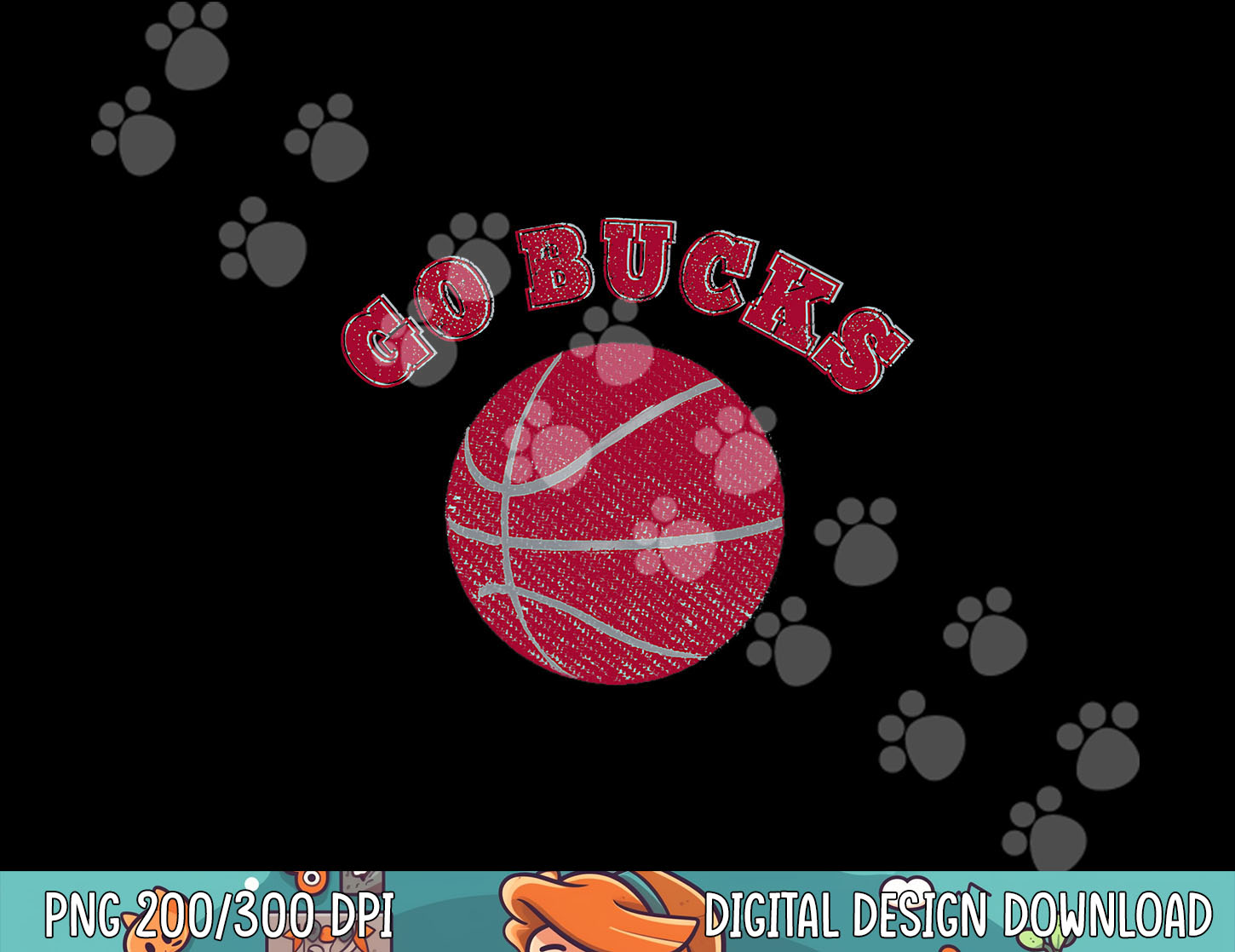 Ohio Go Bucks Basketball png, sublimation copy | Inspire Uplift
