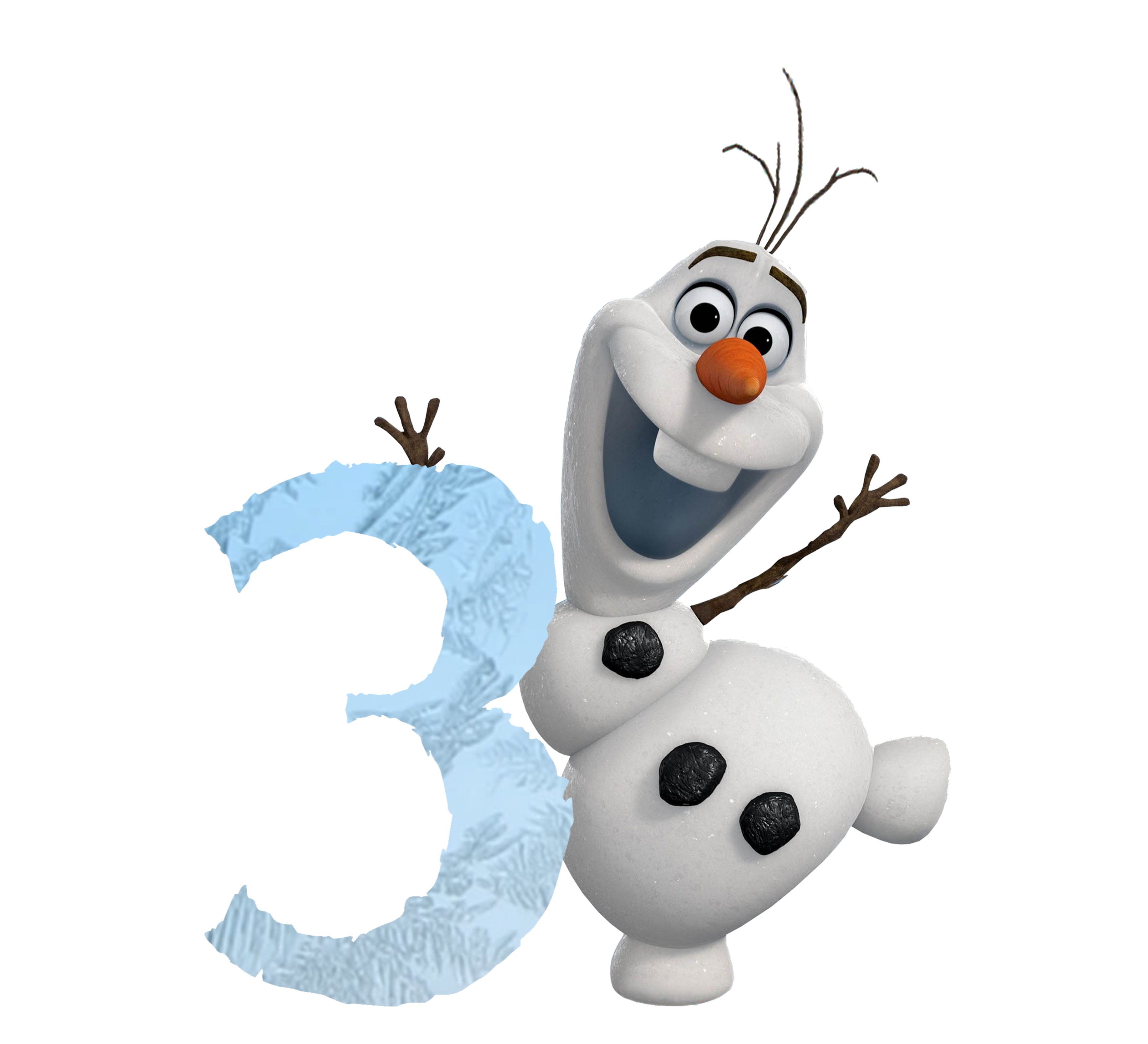 Birthday Number 3 Png, Frozen Png, Frozen Clipart, Disney pr | Inspire ...