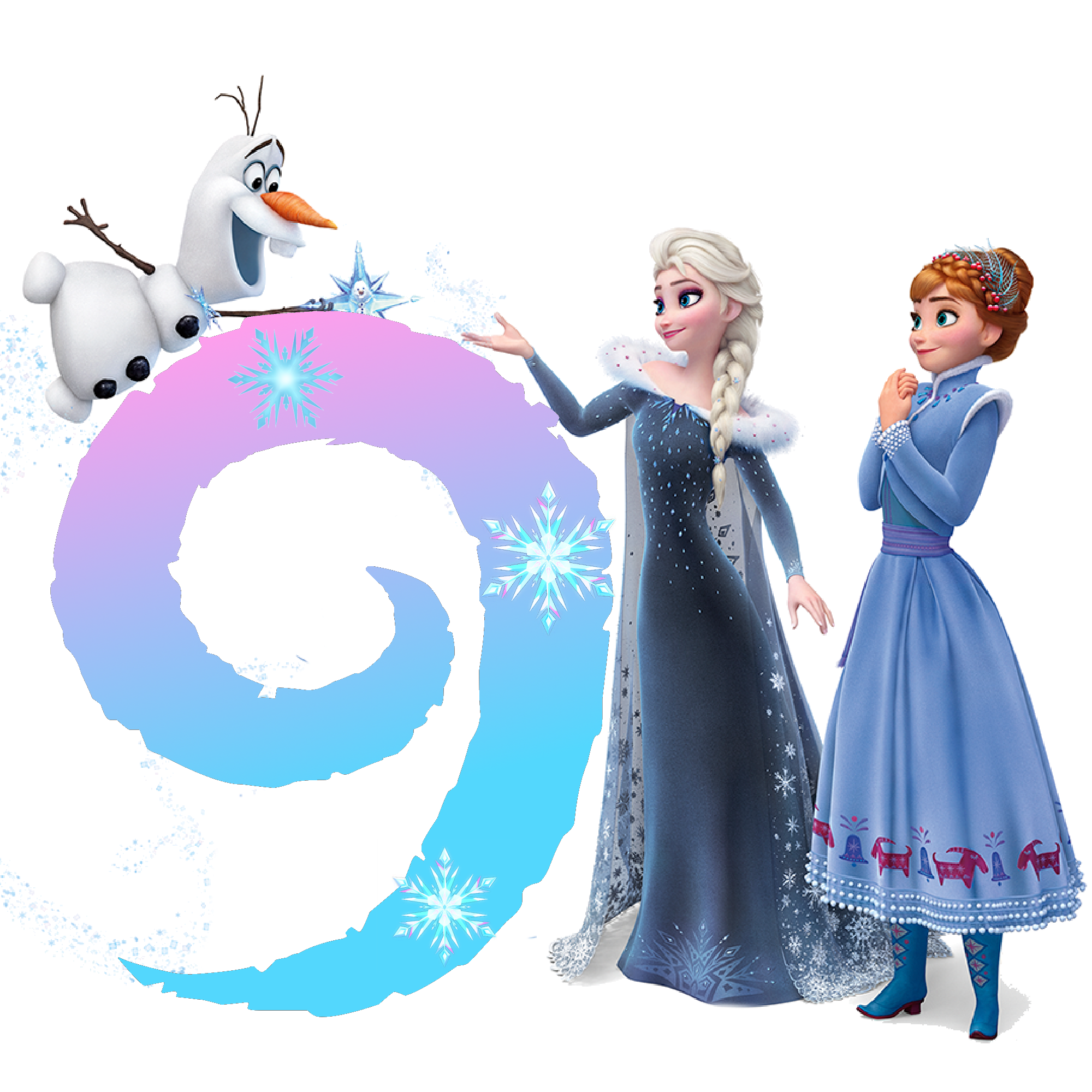 Birthday Number 9 Png, Frozen Png, Frozen Clipart, Disney pr | Inspire ...