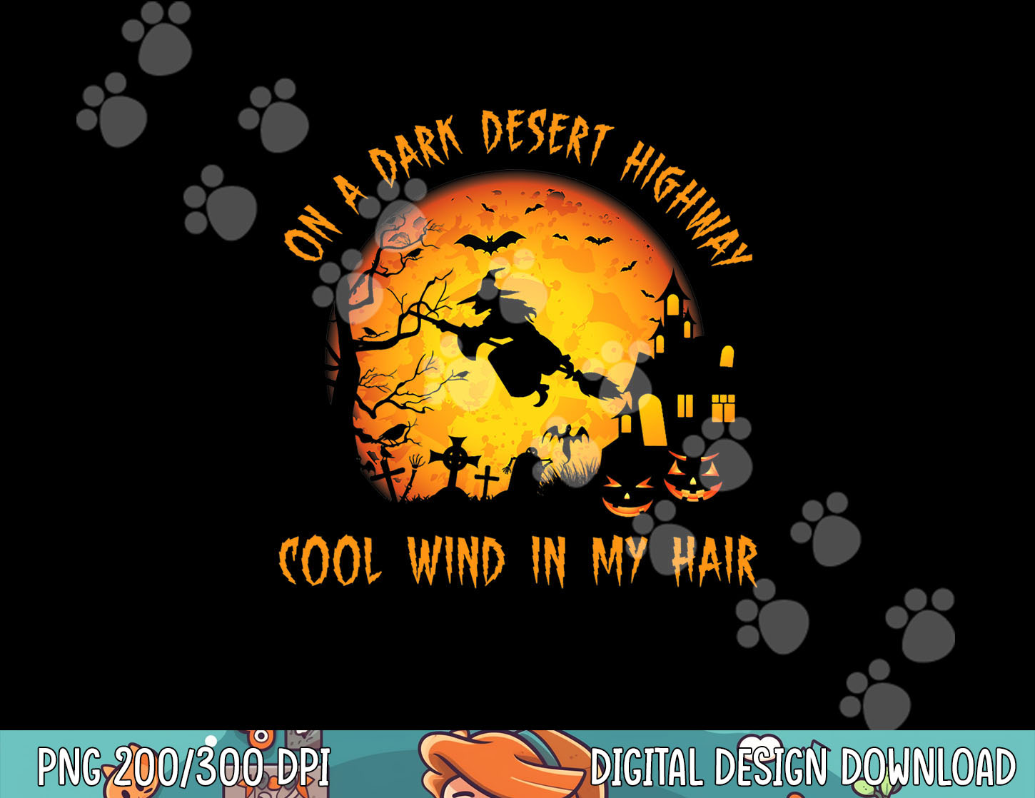 On A Dark Desert Highway-Cool Wind In My Hair Witch png, sub | Inspire ...