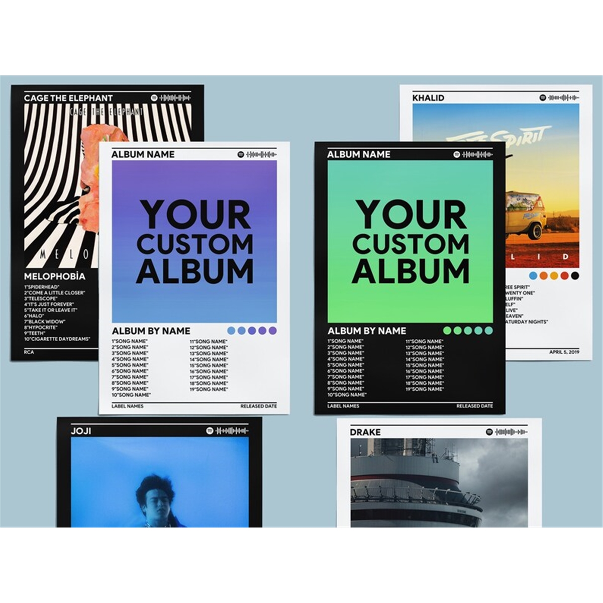 Custom Music Album Poster Print / Request Your Own Album Cho | Inspire ...