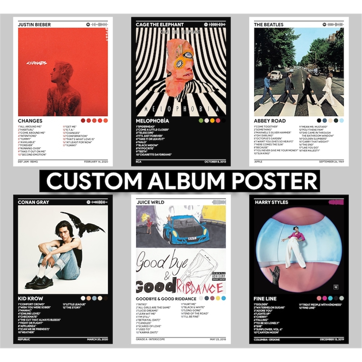 Request Your Own Album Choice / Custom Album Poster / Album | Inspire ...