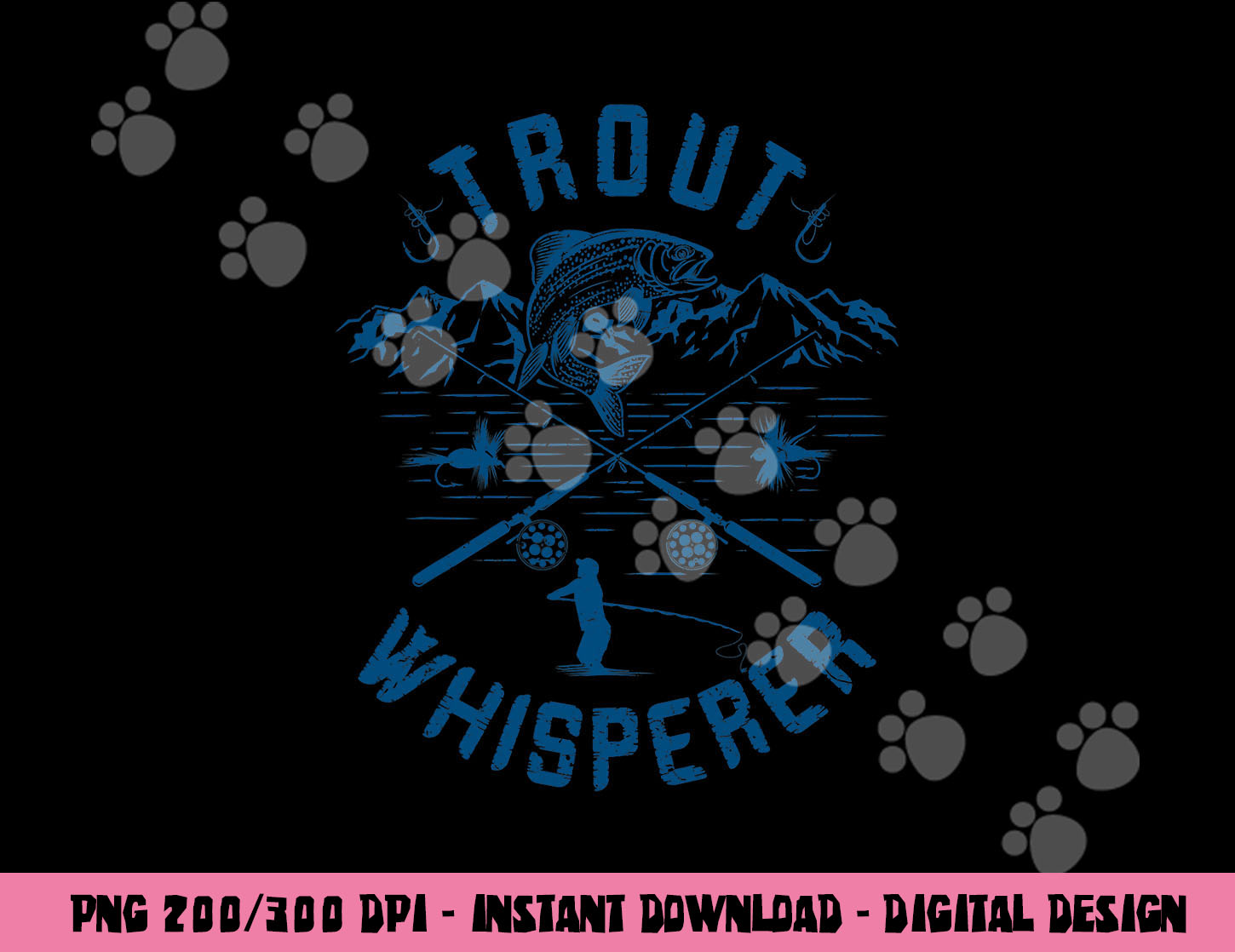 Funny Trout Fly Fishing Birthday Christmas Fathers Day Gift | Inspire ...