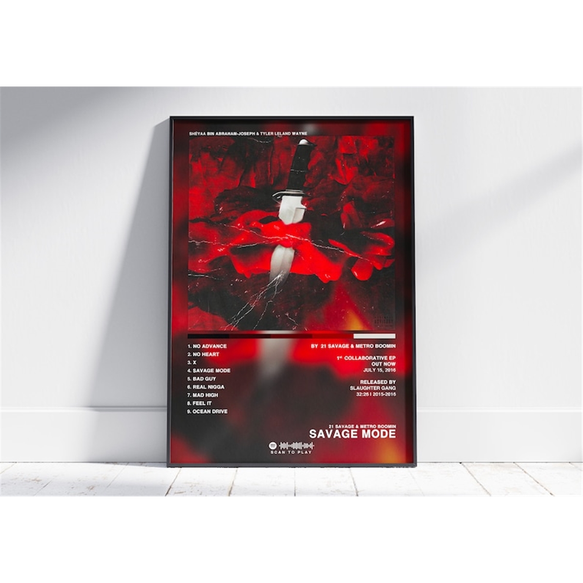 21 Savage Album Poster | Poster Cover Album Savage Mode 21 S | Inspire ...