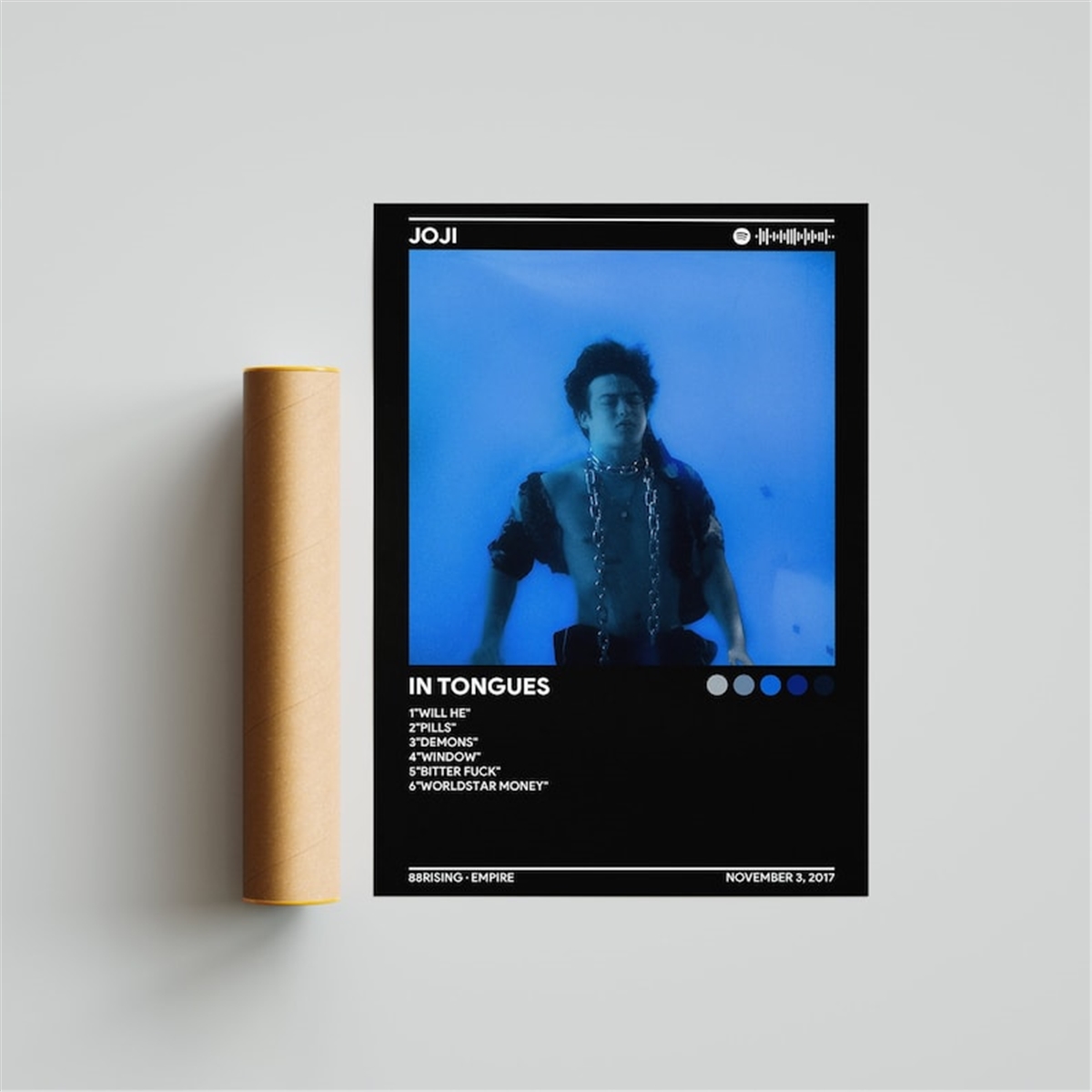 Joji - In Tongues Album Cover Poster | Joji Poster Print, P | Inspire ...
