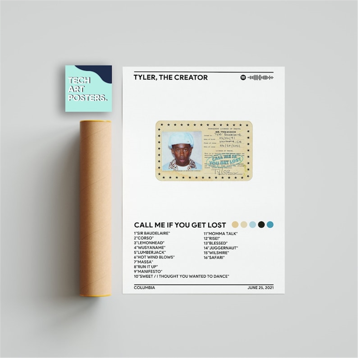 Tyler The Creator - Call Me If You Get Lost Album Cover Post | Inspire ...