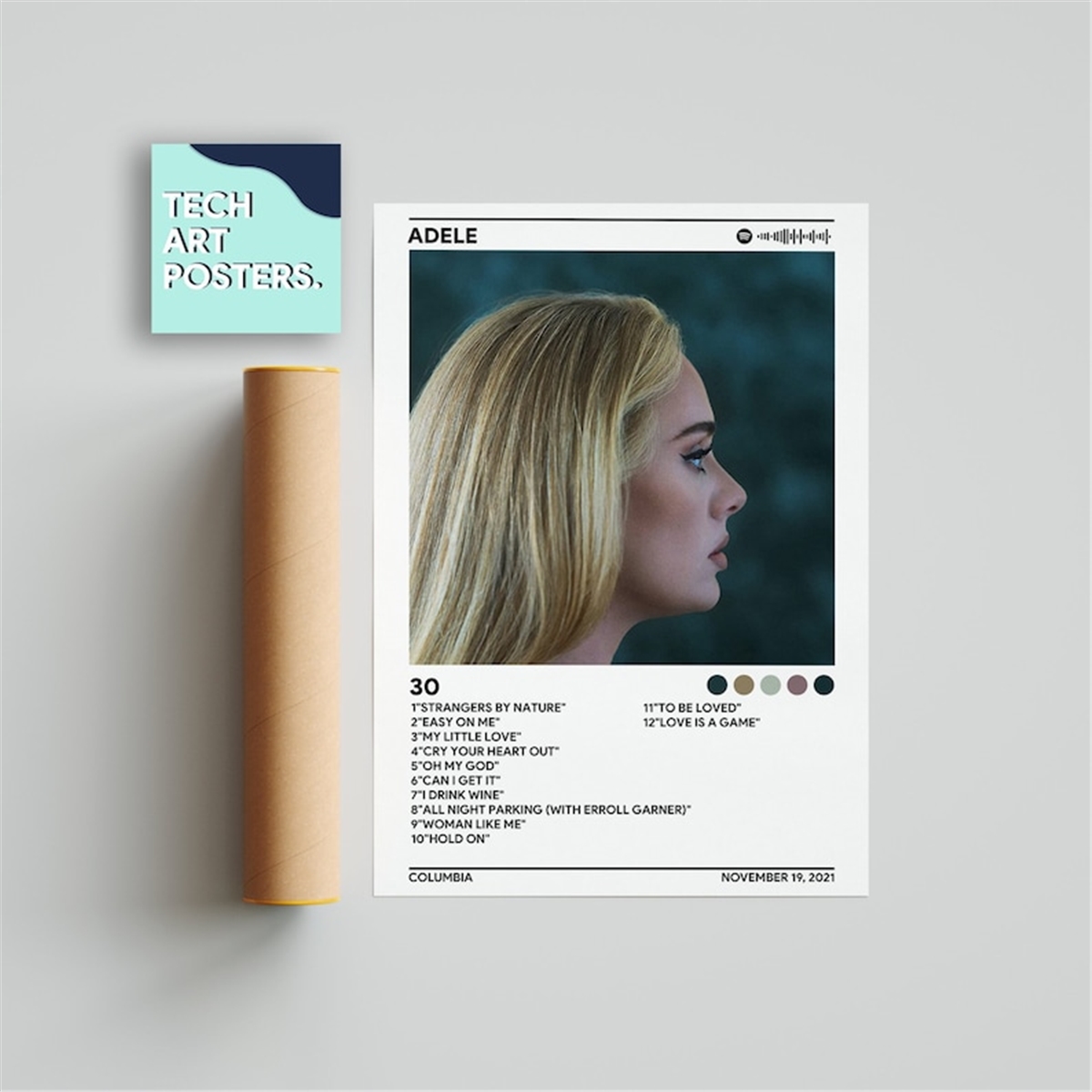 Adele - 30 Album Cover Poster | Poster Print, Wall Art, Mus | Inspire Uplift