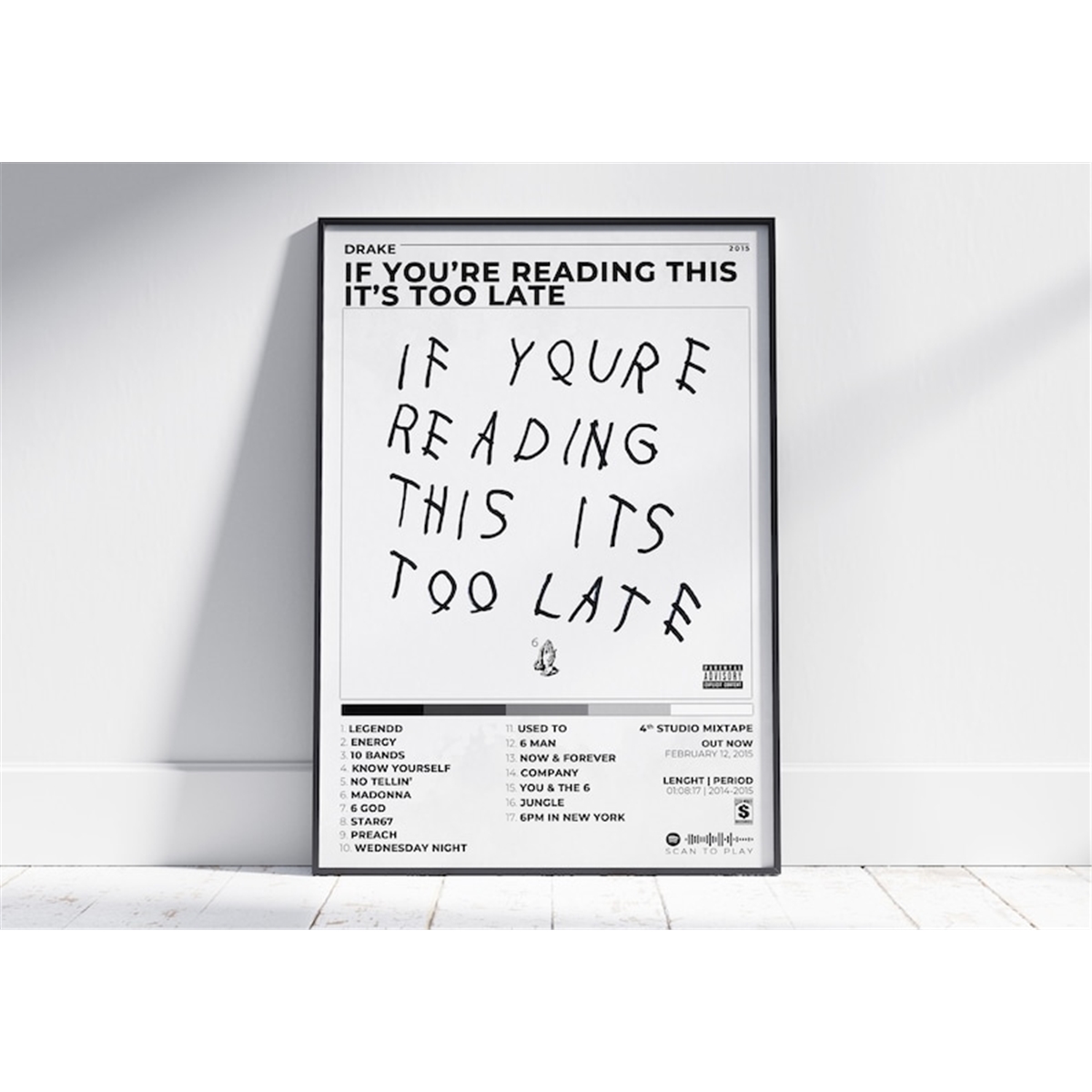 Drake Album Poster | Poster Cover Album If You're Reading Th | Inspire ...