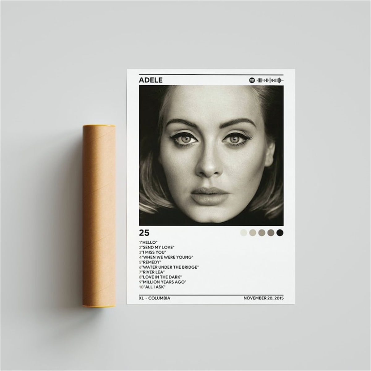 Adele - 25 Album Cover Poster | Adele Poster Print, Poster P - Inspire ...