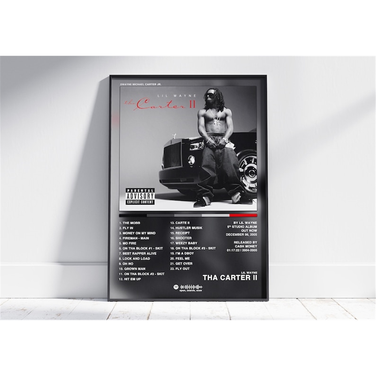 Lil Wayne Album Poster | Poster Cover Album Tha Carter 2 Lil | Inspire ...