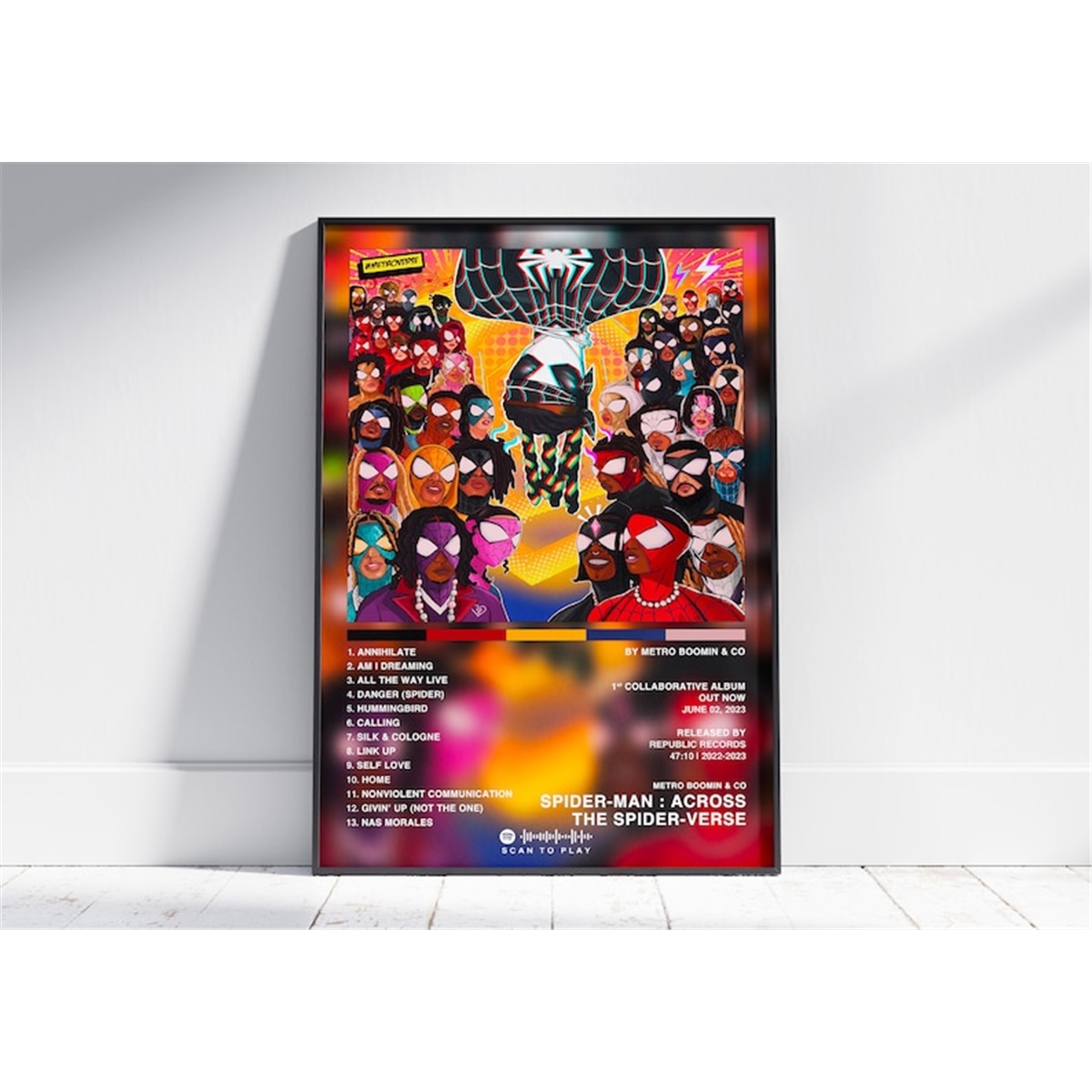 Poster of Metro Boomin | Spider-Man: Across The Spider-Verse | Inspire ...