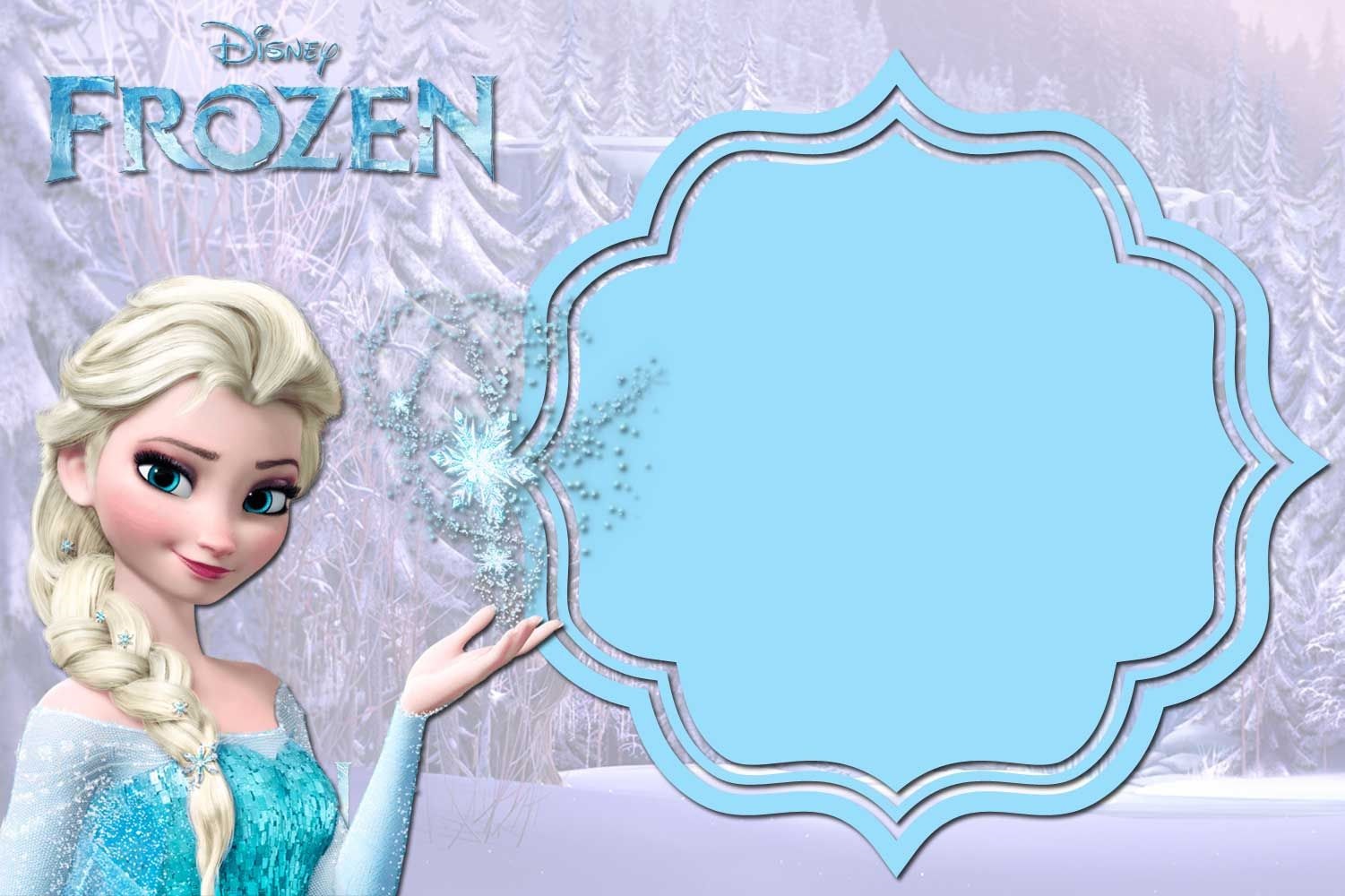Frames & Templates Frozen Png, Frozen Clipart, Disney prince | Inspire ...
