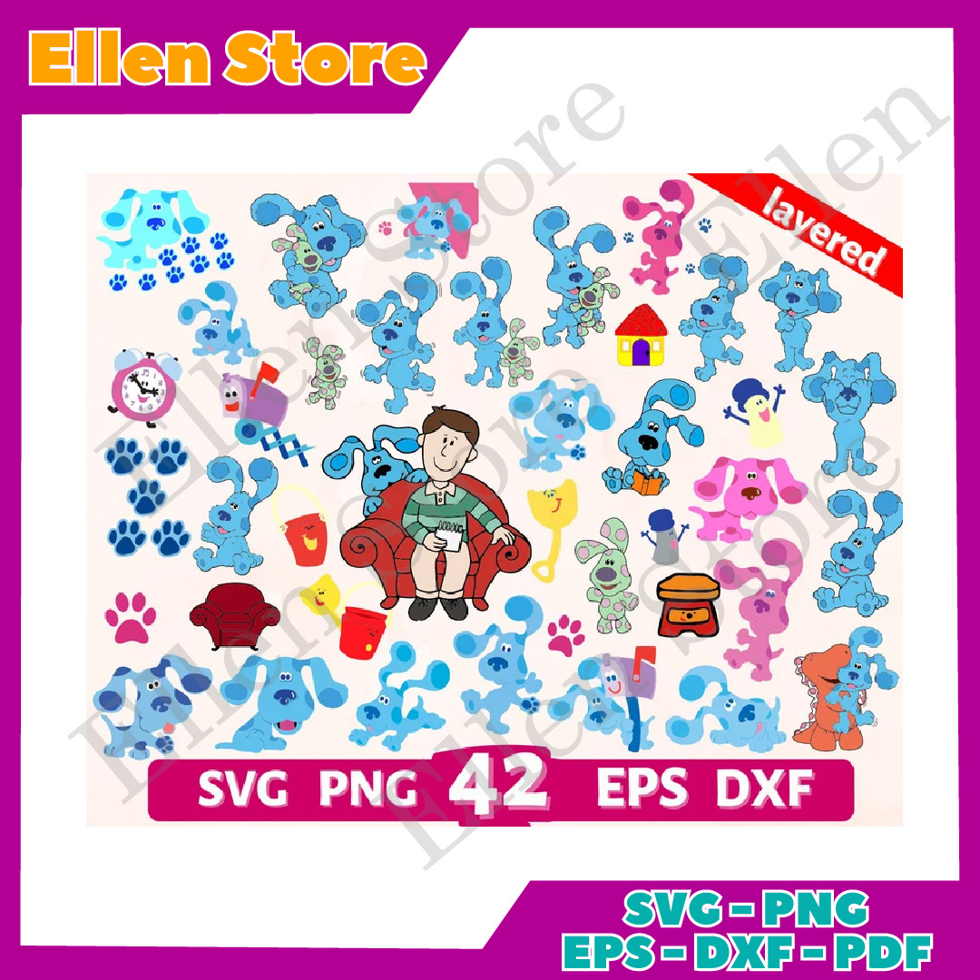 Blue Clues SVG Bundle | Inspire Uplift