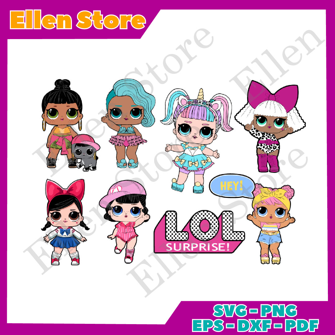 Lol Doll SVG Bundle | Inspire Uplift