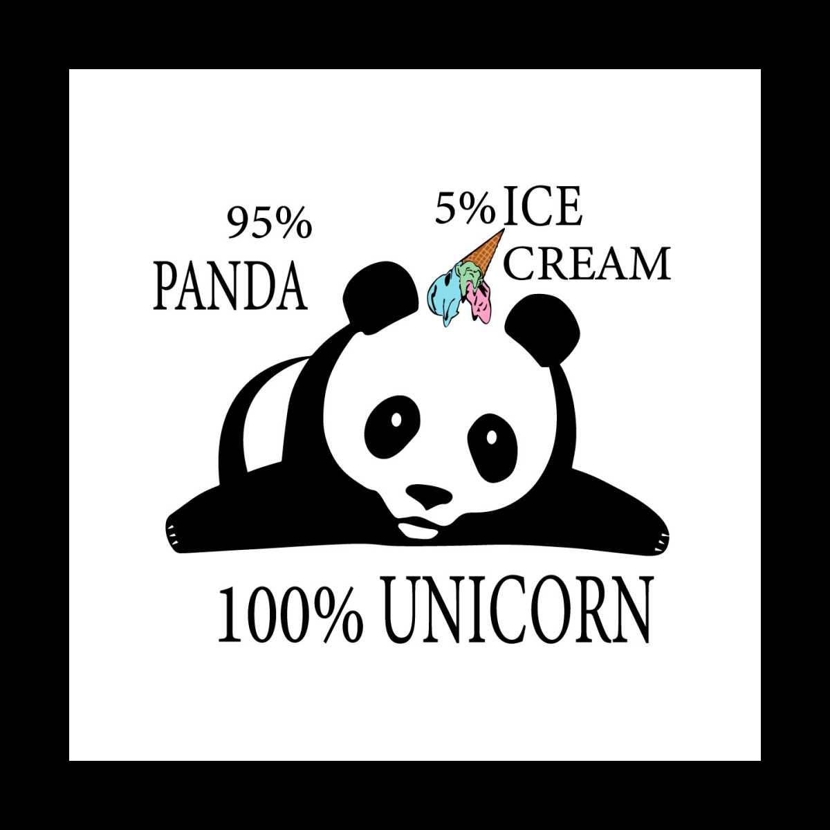 One Hundred Percent Unicorn Summer Shirt Vector Ice Cream Sv | Inspire ...