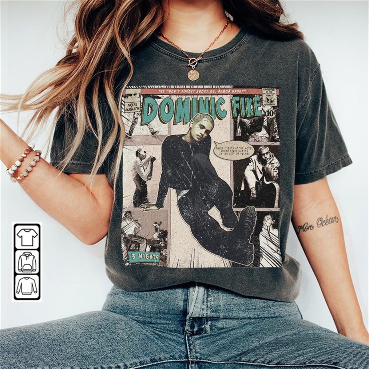 Dominic Fike Comic Shirt, 90S Vintage Merch Book Art Don'T F | Inspire ...