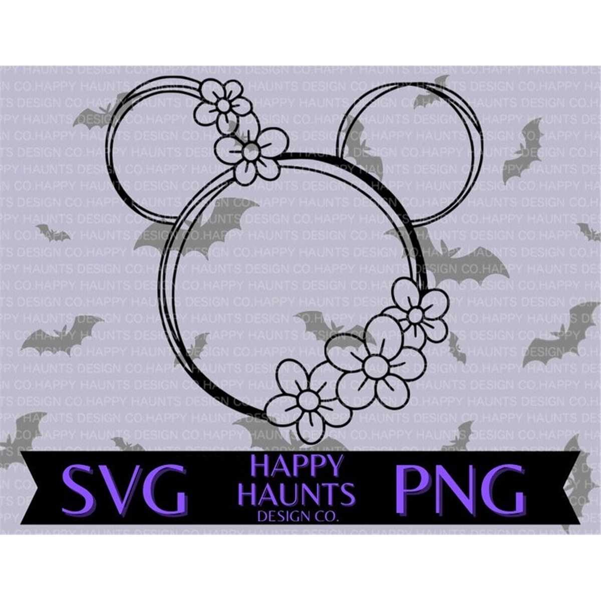 Floral mouse SVG, easy cut file for Cricut, Layered by colou | Inspire ...