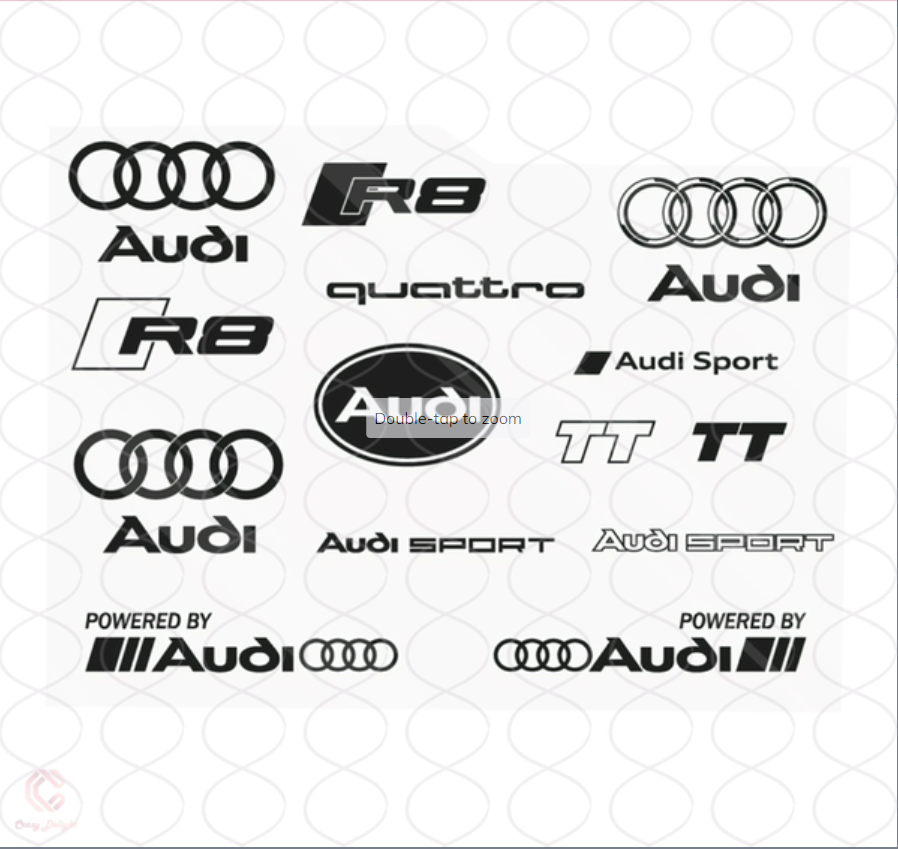 Audi Logo Bundle Svg, Car Logo Svg, Audi Brand Logo Svg, Car - Inspire ...
