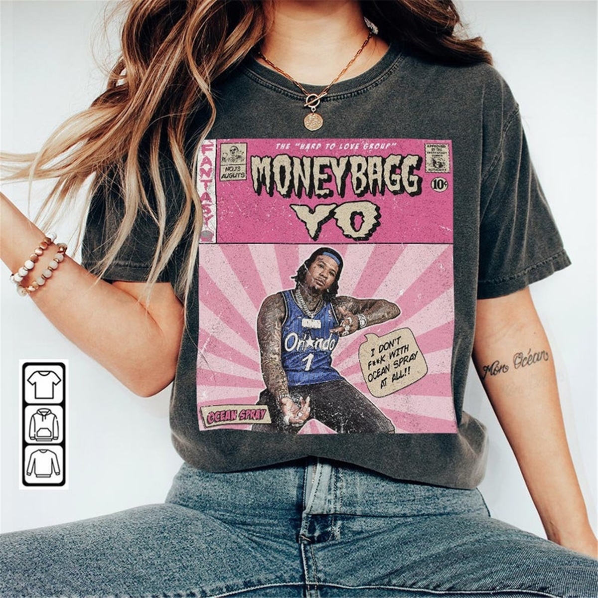 Moneybagg Yo Comic Shirt, 90S Vintage Merch Book Art Hard To | Inspire ...