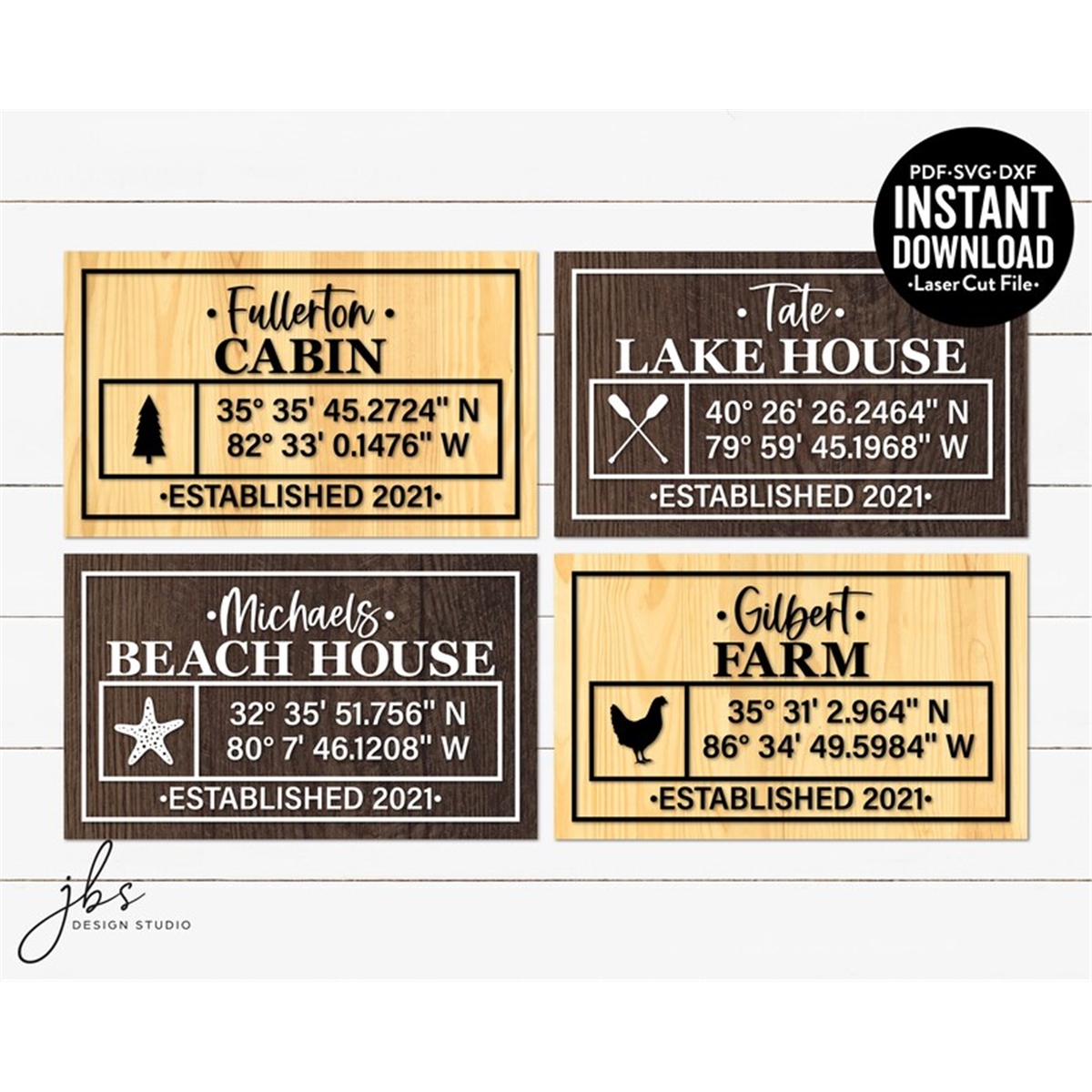 Beach, Lake Cabin, Farm Signs Cut File, Laser Cut File, Inst | Inspire ...