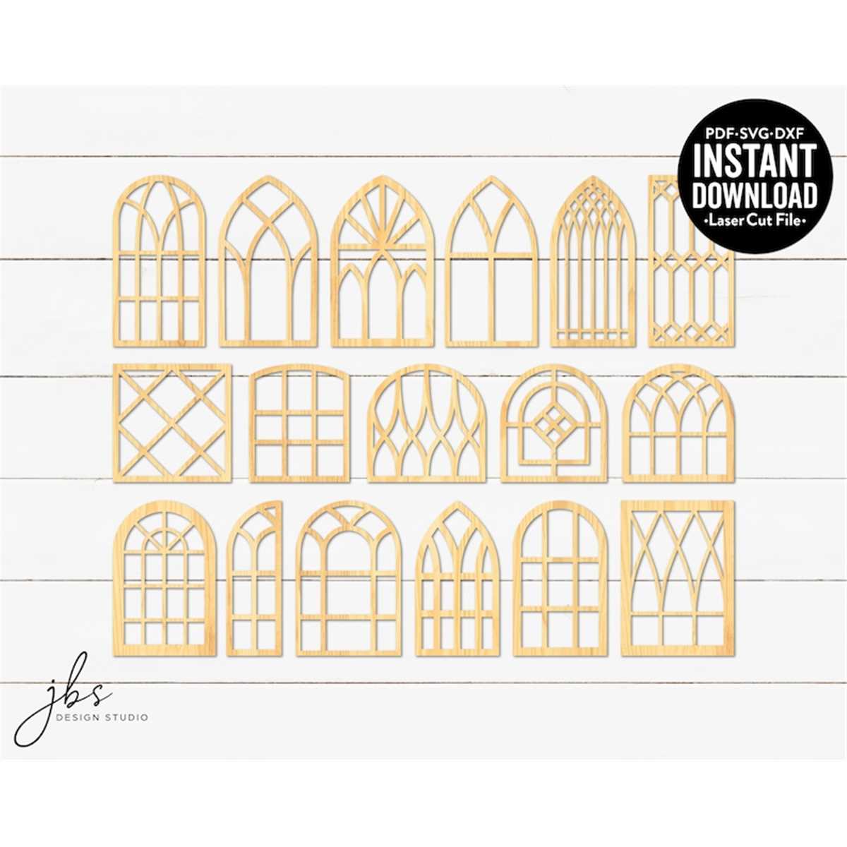 Windows Bundle Cut File. Laser Cut File, Instant Download, S | Inspire ...
