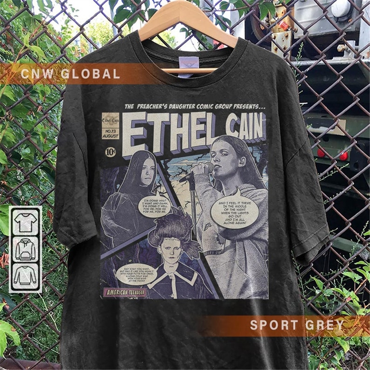 Ethel Cain Comic Shirt, 90S Vintage Merch Art Preacher'S Dau | Inspire ...