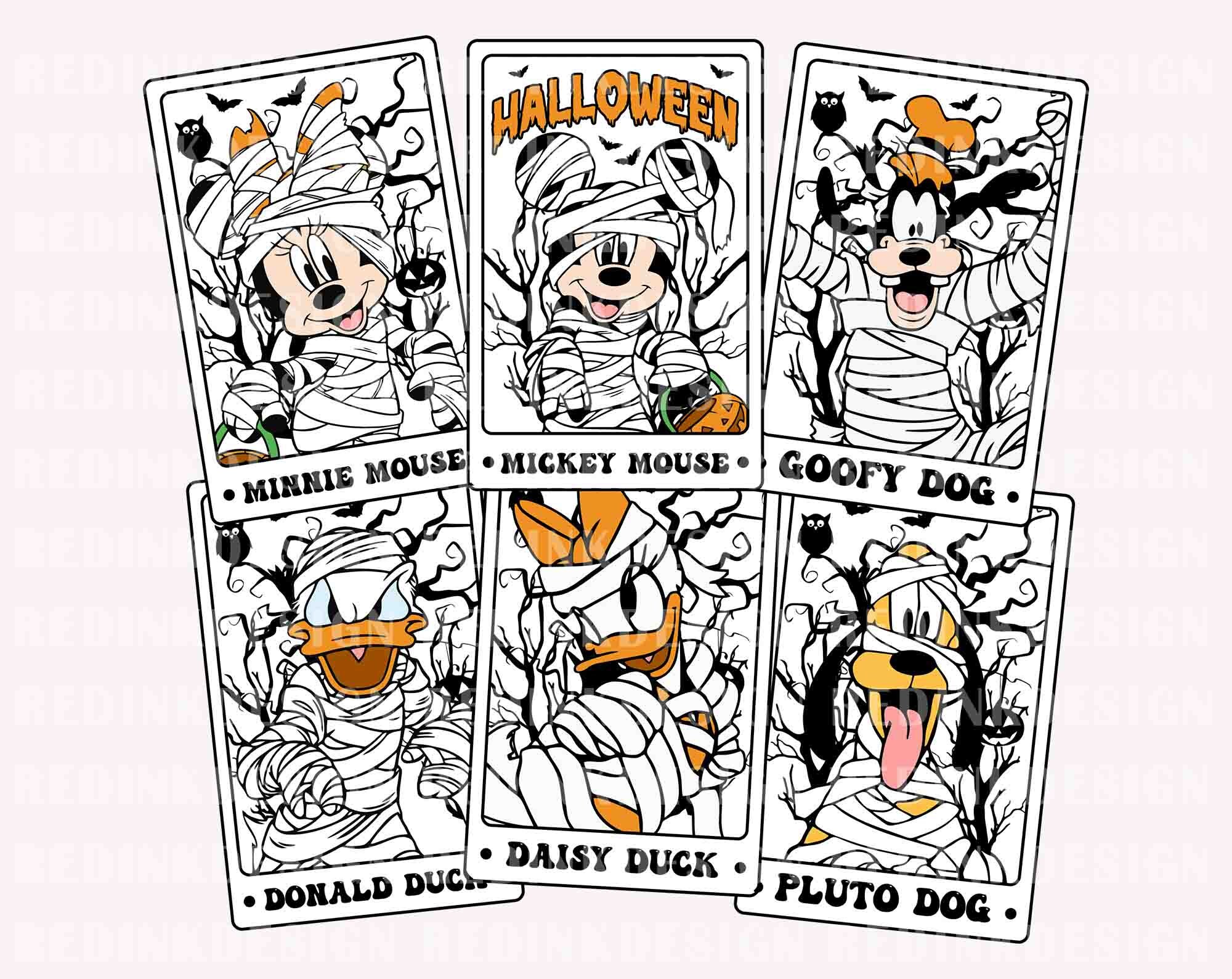 Halloween Mummy Mouse And Friends SVG Bundle, Trick Or Treat | Inspire ...