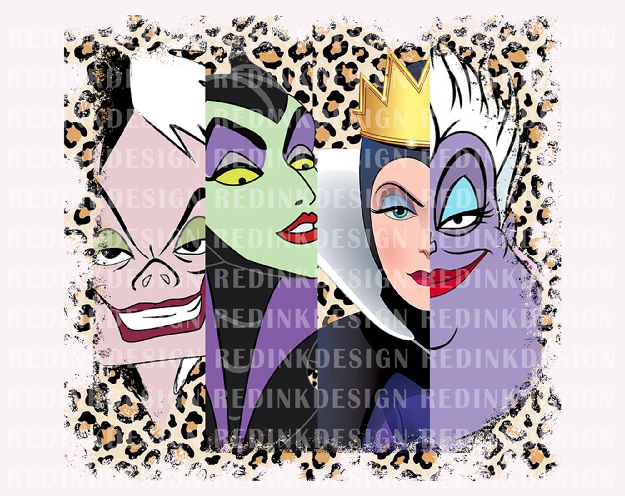 Halloween Villains Leopard Png, Villain Characters Png, Hall | Inspire ...