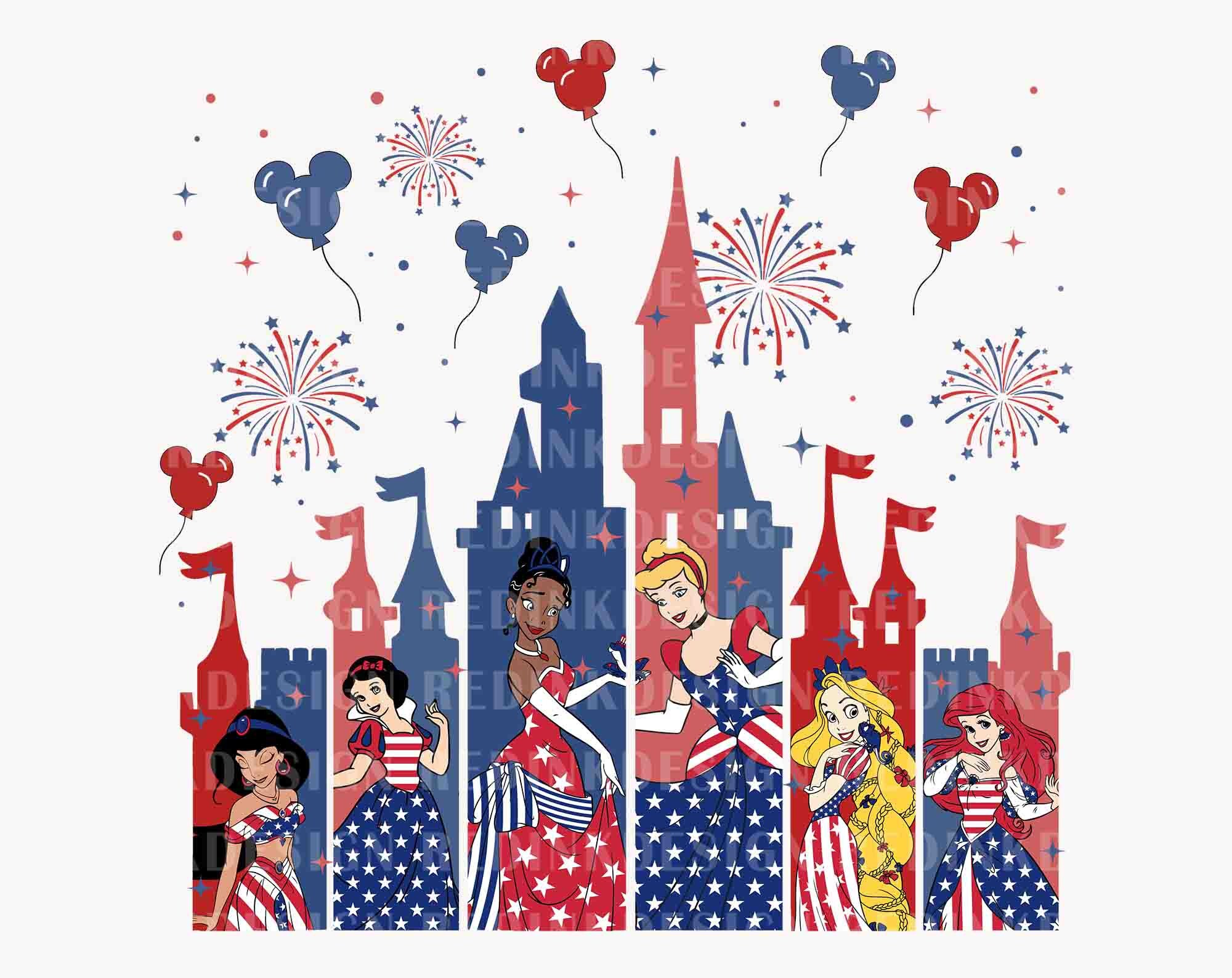 Happy 4th of July Png, Princesses 4th Of July Png, Fourth O | Inspire ...