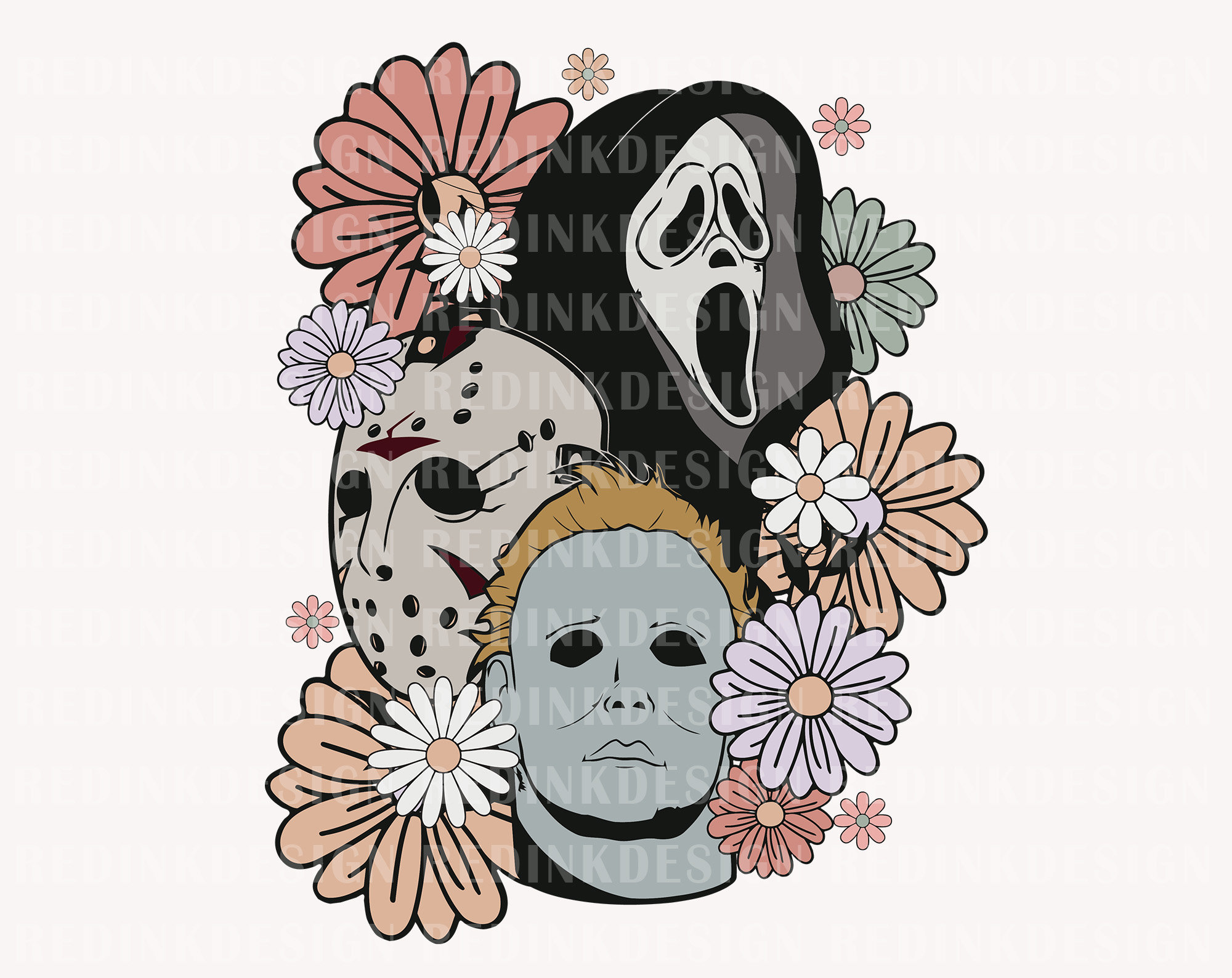 Horror Movie Halloween SVG, Horror Character Svg, Retro Hall | Inspire ...
