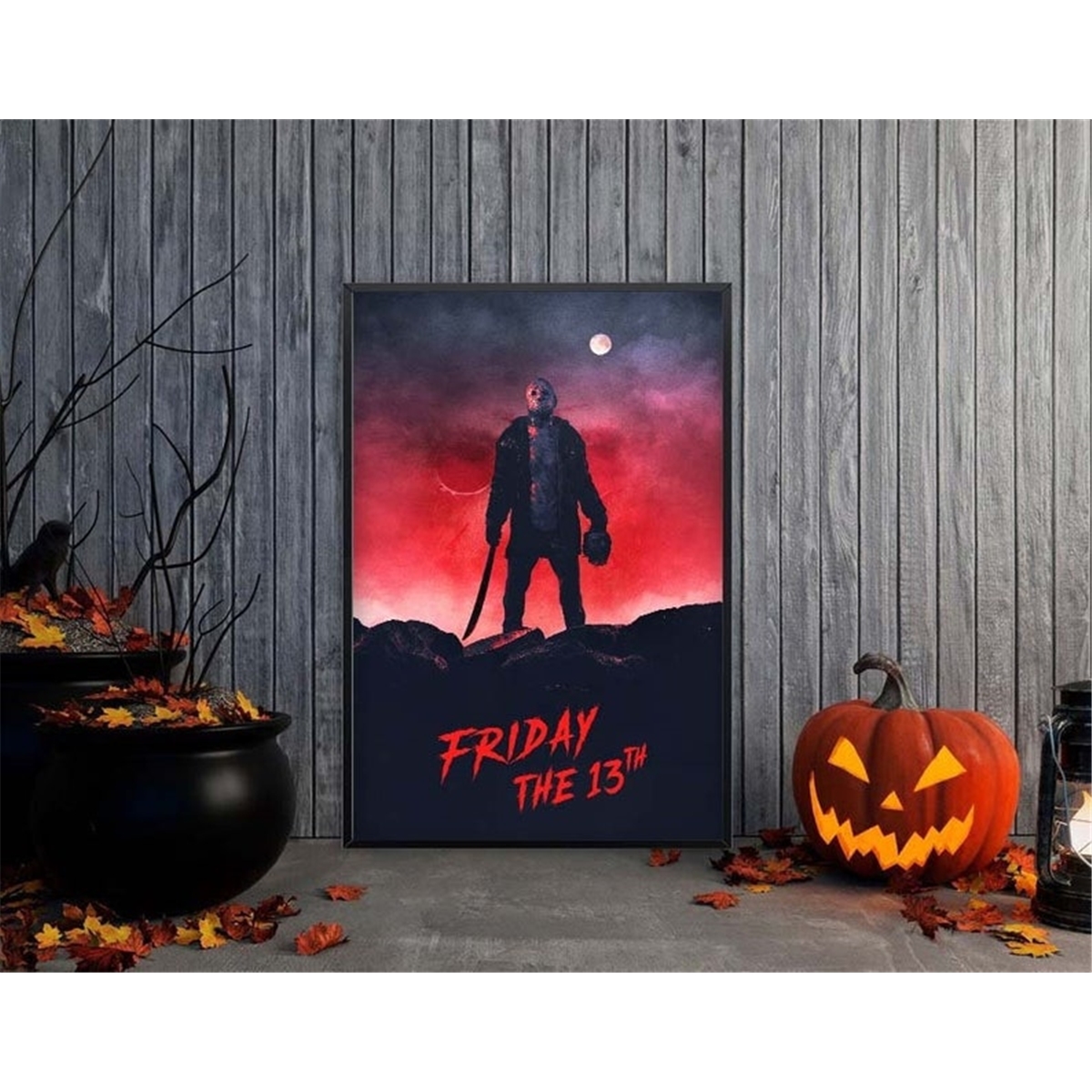 Jason Voorhees Poster, Halloween Poster, Friday the 13th Pos - Inspire ...