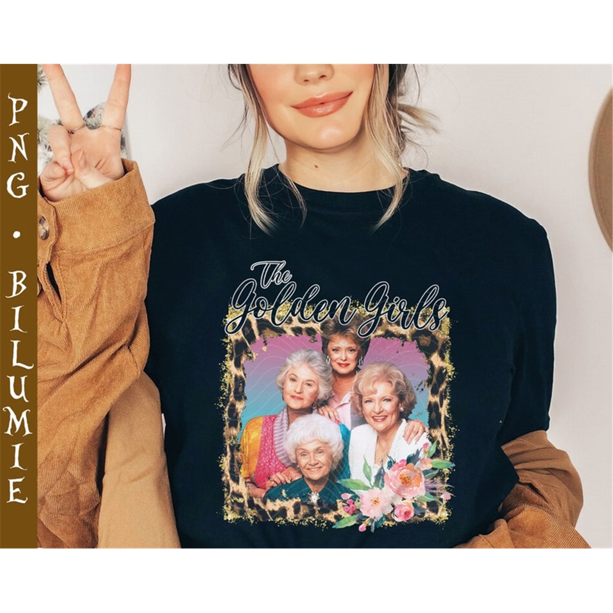 The Golden Girls PNG, TV Sitcom Png, Leopard Png, Stay Golde - Inspire ...