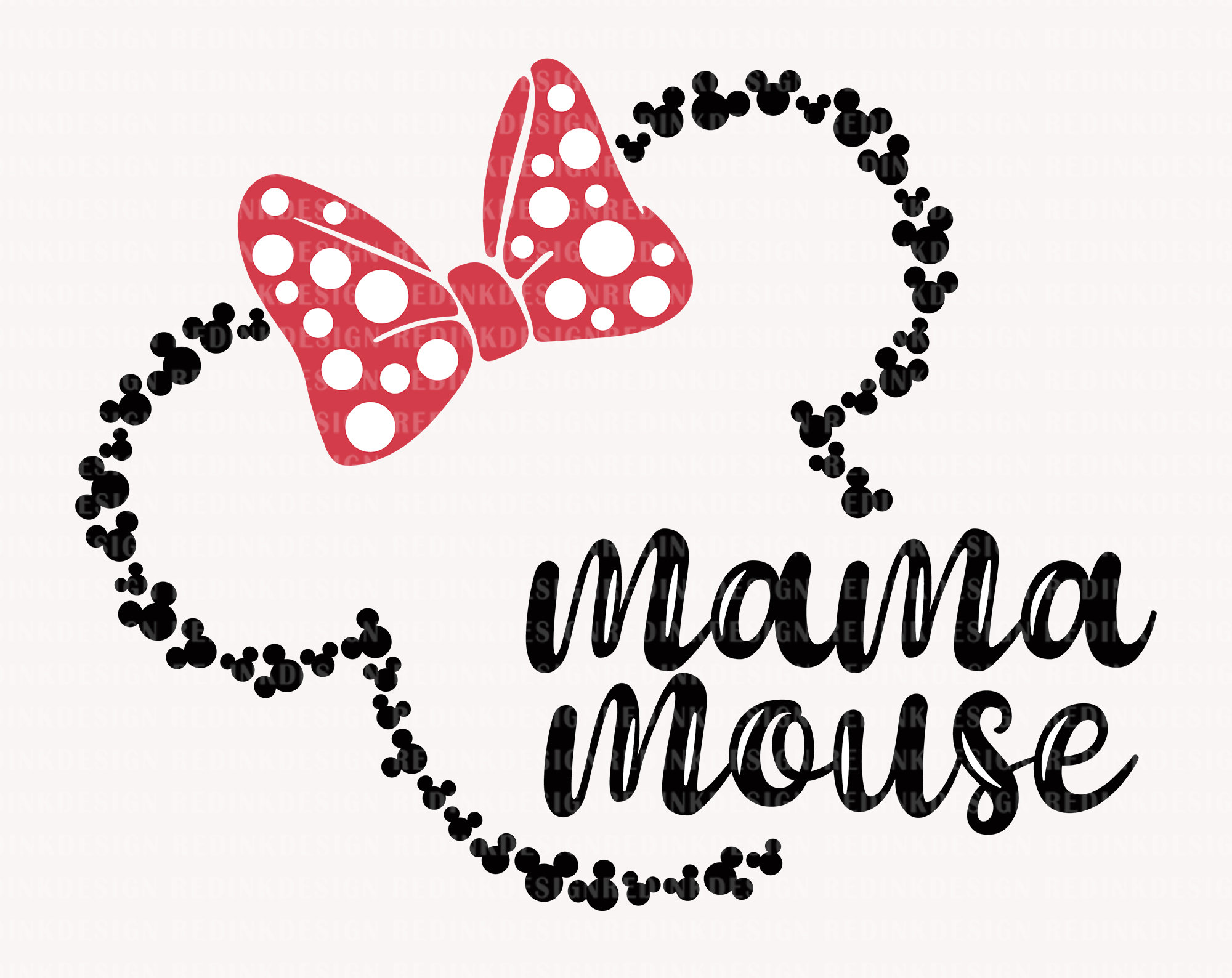 Mama Mouse Svg, Mama Svg, Family Vacation Svg, Mouse Head Sv | Inspire ...