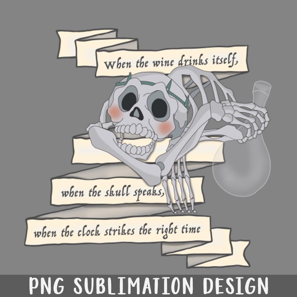 The Last Unicorn Skull Riddle PNG Download | Inspire Uplift