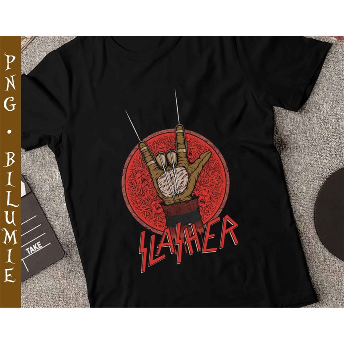 Freddy Krueger Slasher PNG File, Halloween Png, Horror Chara - Inspire ...