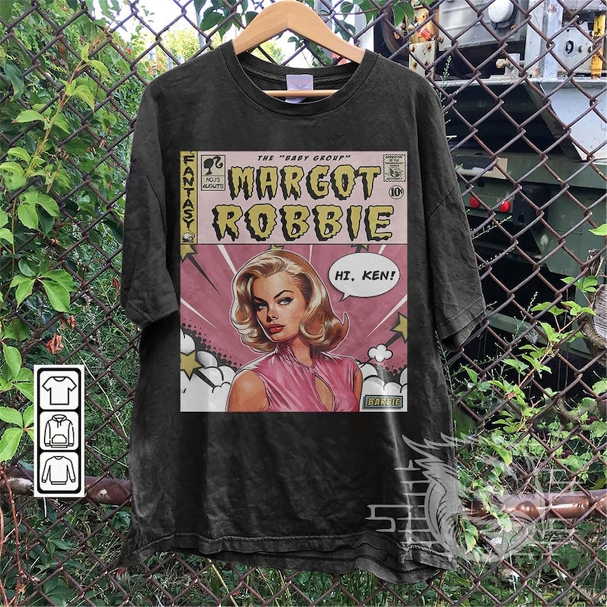 Margot Robbie Comic Shirt, Margot Robbie 90S Vintage Merch B | Inspire ...