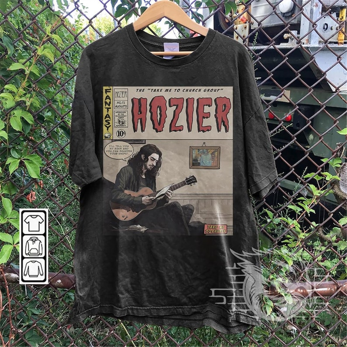 Hozier Comic Shirt, 90S Vintage Merch Book Art Take Me To Ch | Inspire ...