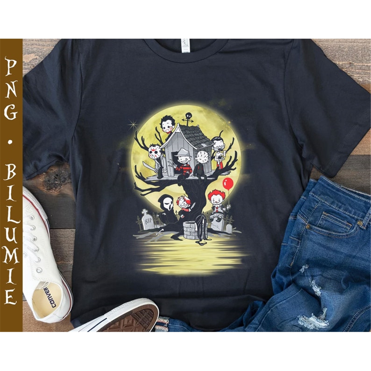 Halloween Horror Squad PNG File, Halloween Png, Horror Chara - Inspire ...