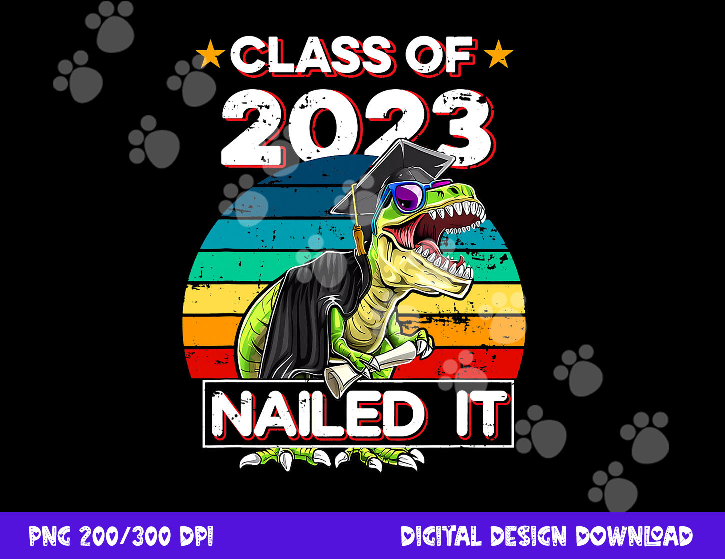 class of 2023 t-rex dinosaur graduation cap s copy | Inspire Uplift
