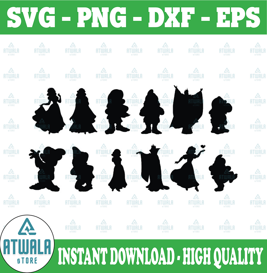 Snow White Svg Bundle, Snow White Svg, Svg For Cricut, Disne | Inspire ...