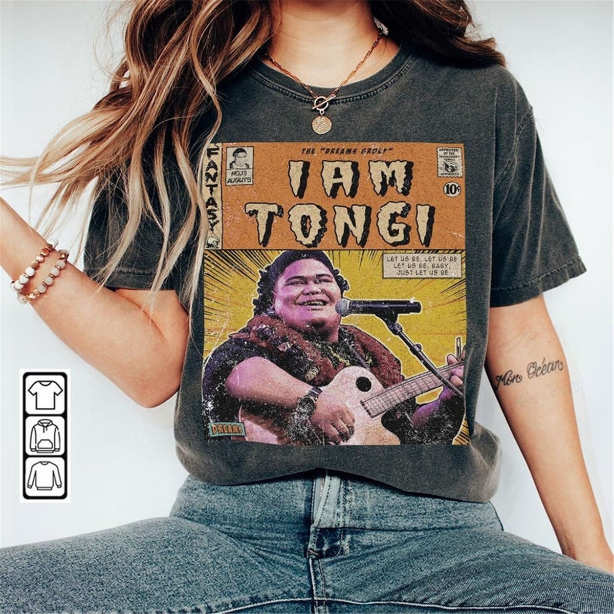 Iam Tongi Comic Shirt, 90S Vintage Merch Book Art Dreams Alb | Inspire ...