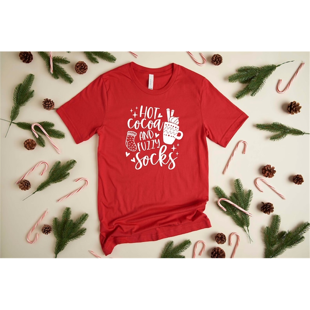Hot Cocoa and Fuzzy Socks Shirt - Christmas Hot Cocoa - Snow | Inspire ...