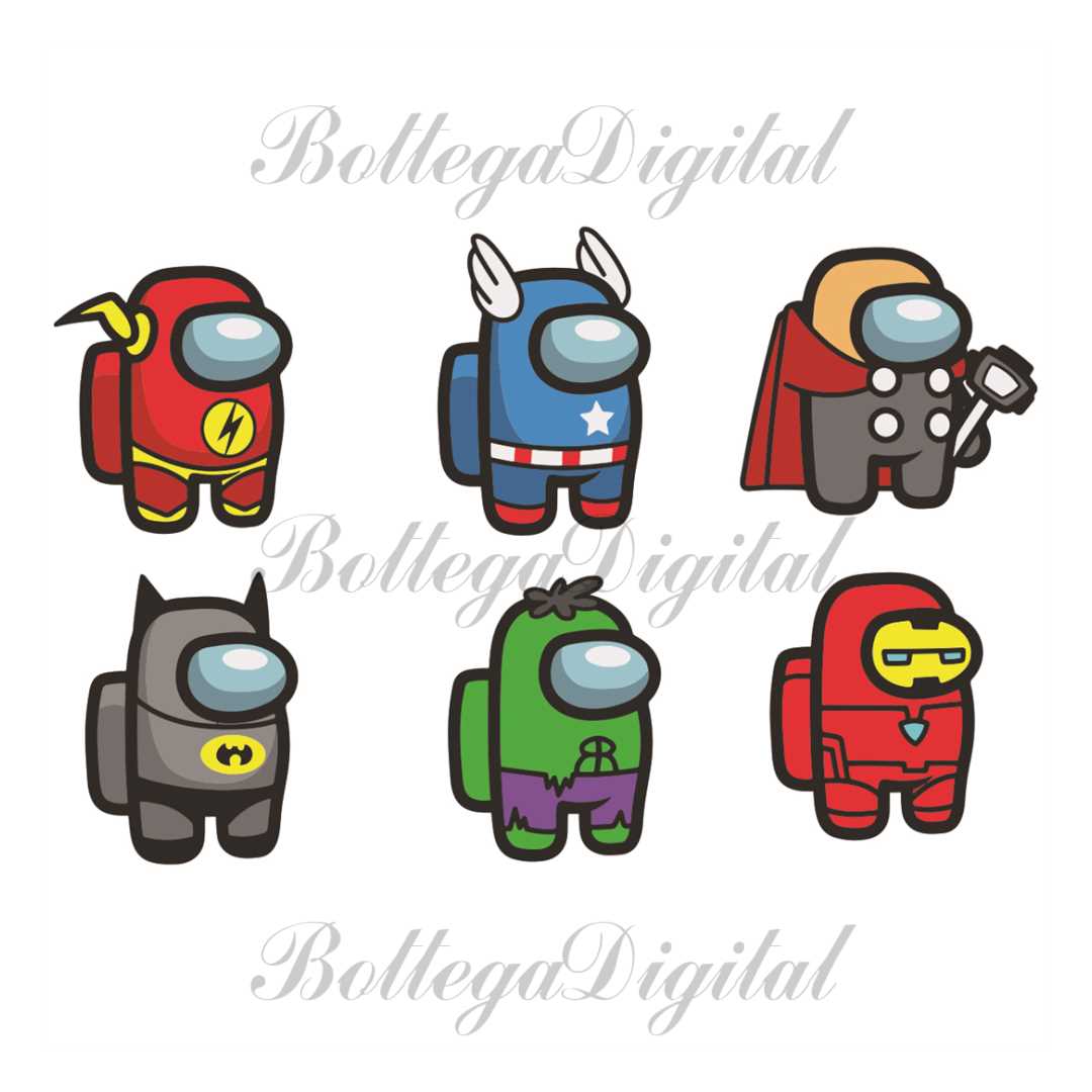 Among Us Marvel Avengers Svg, Trending Svg, Among us Marvel | Inspire ...